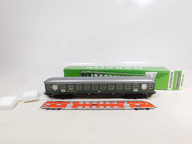 EC891-0, 5 #MÄRKLIN H0 AC 00766-01 Sheet Metal D-Train half Dining Car DB Mint + £70.86 ...