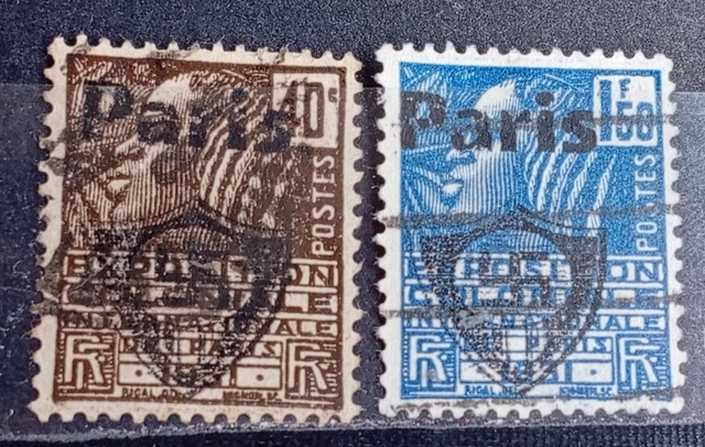 LOCAL DEUTSCHES REICH WWll Propaganda Fantasy overprint Paris used $5. ...