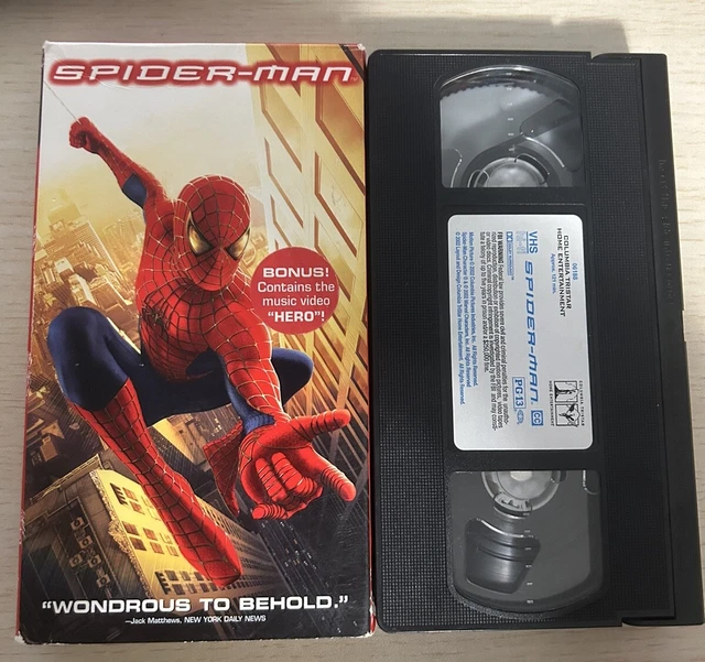 SPIDER-MAN (VHS, 2002) Toney Maguire Kirsten Dunst Willem Dafoe James ...