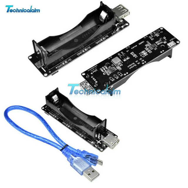 ESP32 PLUG 18650 Battery Shield V3 ESP-32 LED Wemos Micro USB ±Cable For Arduino £3.83 - PicClick UK