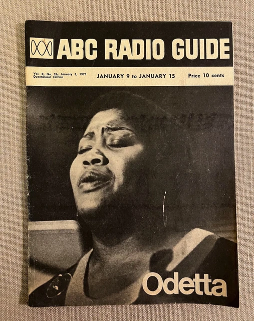 VINTAGE RADIO - rare collectable ABC Radio Guide Vol 8 No 26 5 Jan 1971 ...