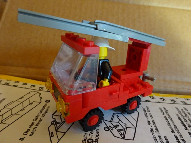 LEGO LEGOLAND 6621 aus 1984 Vintage Feuerwehrauto mit Leiter komplett ...
