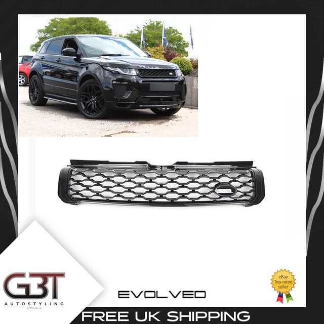 FOR RANGE ROVER Evoque Dynamic Style Front Grille Upgrade Gloss Black ...