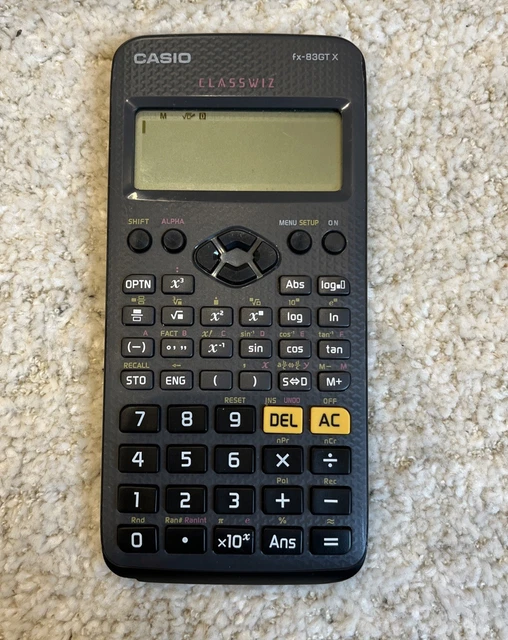 CASIO FX-83GTX BLACK Scientific Calculator With Case £15.06 - PicClick UK