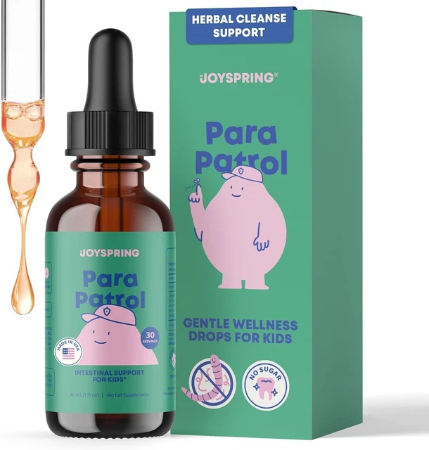 JOYSPRING PARA PATROL Intestinal Support Drops for Kids - Improves Gut ...