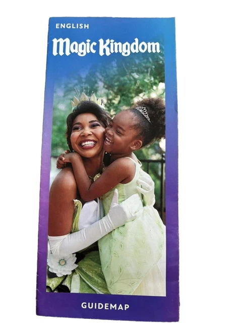 WDW MAGIC KINGDOM Park Map, 2024 Latest Version , Newest Available ...