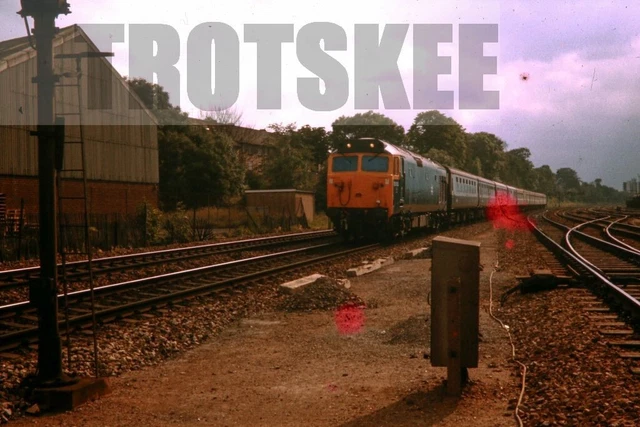 35MM SLIDE BR British Railways Diesel Loco Class 50 50003 Acton Main ...