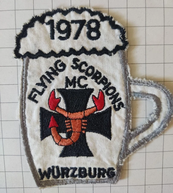 MC AUFNÄHER PATCH Biker Rocker Kutte Motorradclub Pin EUR 15,50 ...