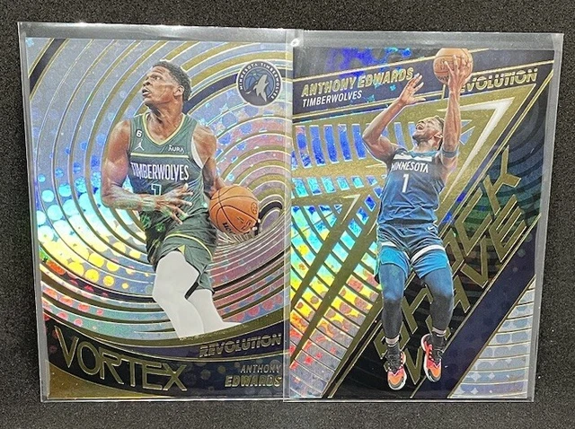 2022-23 LOTTO PANINI Revolution Anthony Edwards Shock Wave/vortice lupi ...