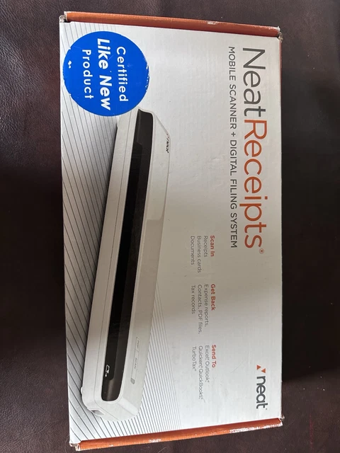 NEATRECEIPTS MOBILE DOCUMENT Scanner & Digital Filing System $35.00 ...