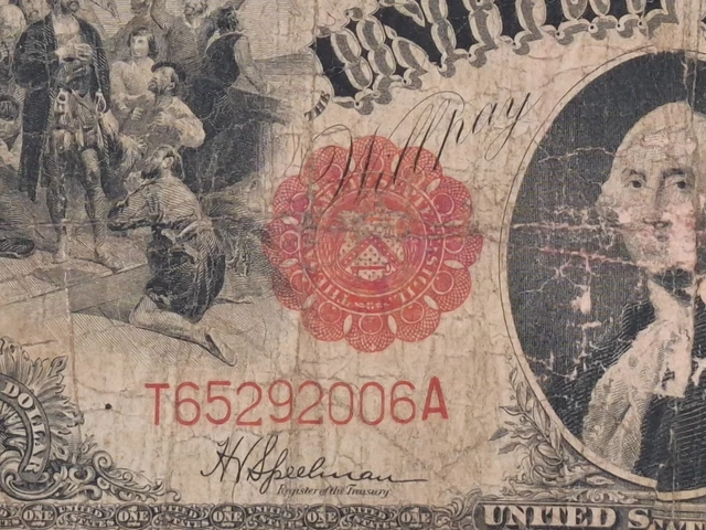 🔥1 DOLLAR USA 1917 George Washington 🇺🇸 Large Size Silver Certificate 💵 ...