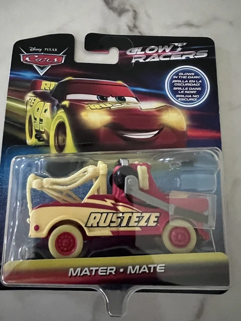 DISNEY PIXAR CARS Glow Racers Rusteze Mater - Camion Glow in the Dark ...