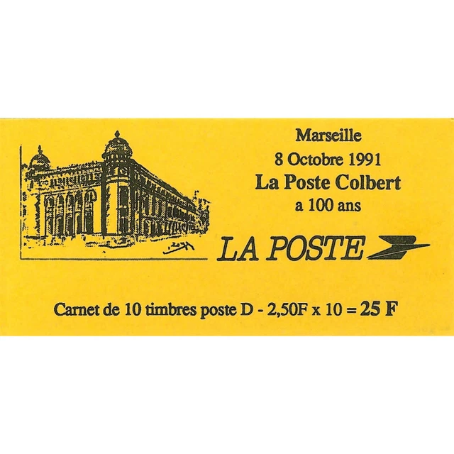 CARNET DE 10 timbres Marianne de Briat D - La Poste Colbert. EUR 8,95 ...