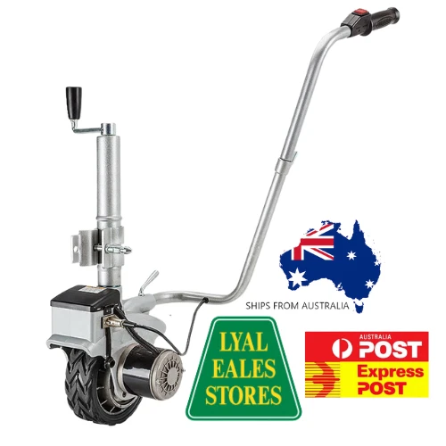 MOTORISED JOCKEY WHEEL 12V Electric Power Mover Camper Caravan Boat ...