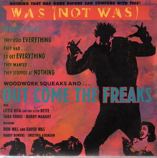WAS NOT WAS Out Come the Freaks 7" vinyl UK Fontana 1988 B/w earth to ...