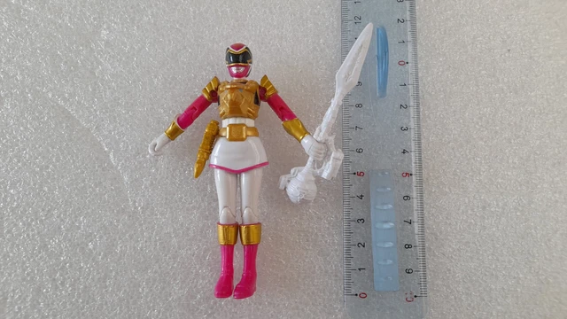 FIGURINE POWER RANGERS / Megaforce / Rose / Ultra Pink Ranger EUR 14,99 ...