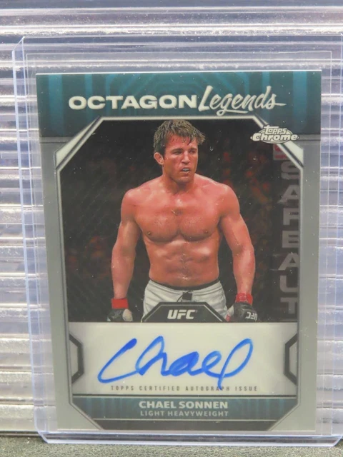 2024 TOPPS CROMATO UFC Chael Sonnen Octagon Legends Autografo #OLA-CSO ...