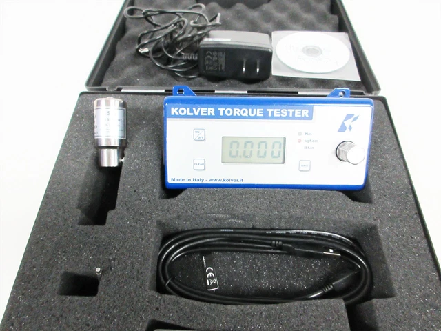 KOLVER MINI K5/S Torque Tester Analyzer Joint Simulator 2.7 - 44.2 In ...