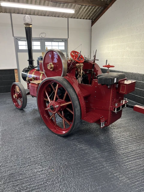 NEW 9& SCALE Tasker Little Giant Traction Engine + Ride On Trailer £ ...