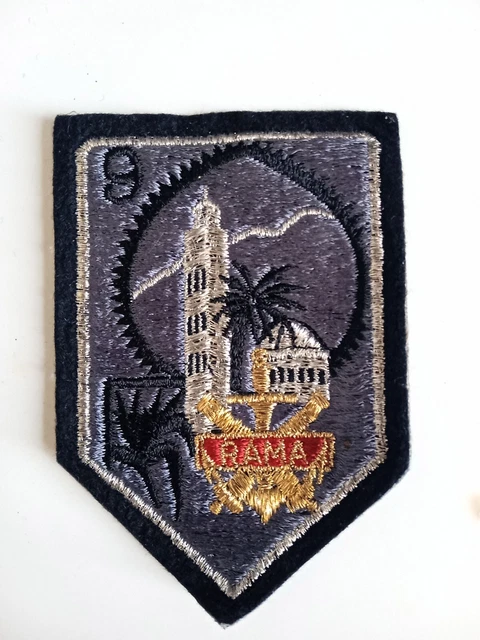ÉCUSSON INSIGNE PATCH Militaire 9eme Régiment De Rama Armée EUR 10,00 ...