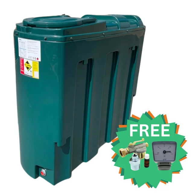 1000 LITRE BUNDED slimline oil tank, heating oil tank £1,229.00 ...