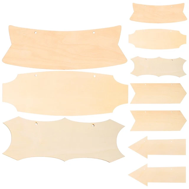 WOOD BOARD HANGING Door Sign Decor DIY Plaque Arrows Chalkboard Signs ...