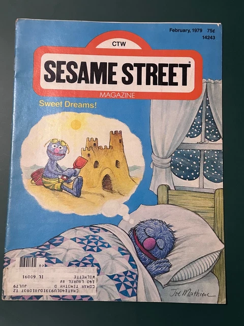 SESAME STREET MAGAZINE February 1979 Grover Children's Television ...