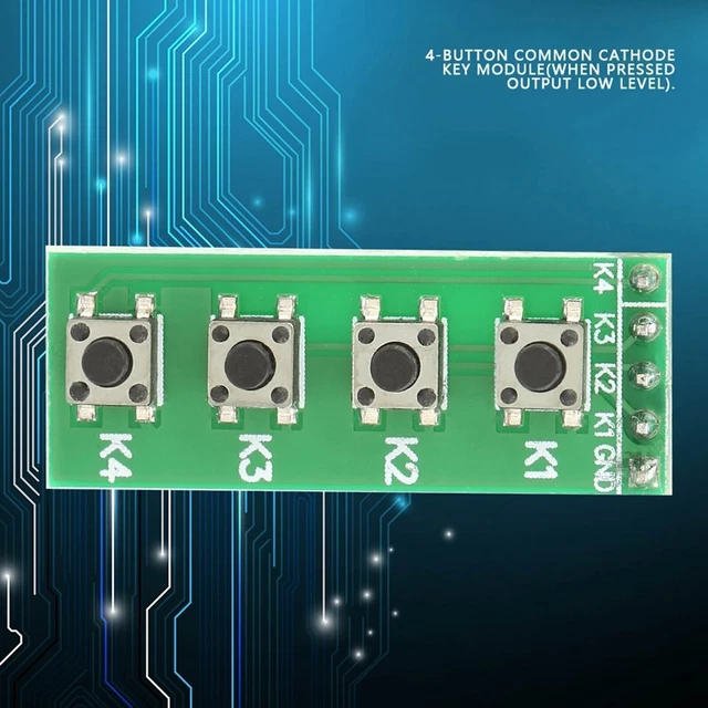 UNIVERSAL 4 KEY Push Button Switch Module Keyboard Board ZMS $11.72 ...