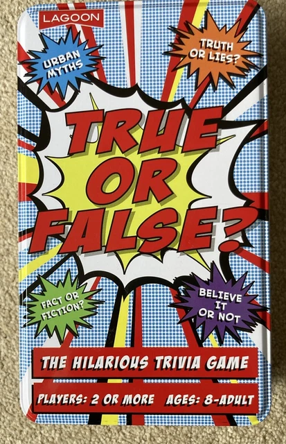 TRIVIA QUIZ FAMILY Game True Or False Family Party schools out ...