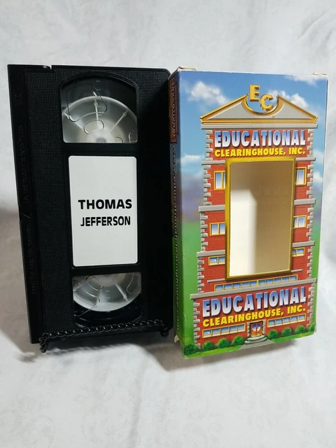 RARE THOMAS JEFFERSON Home School Education [VHS] Educational ...