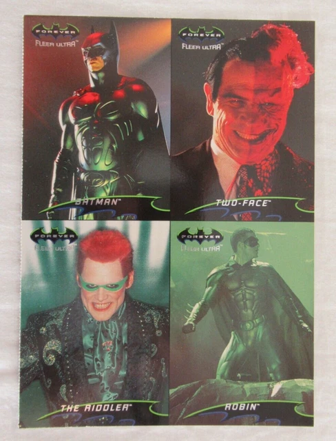 FLEER ULTRA BATMAN Forever Movie Trading Card Promo Insert Sheet 1995 ...