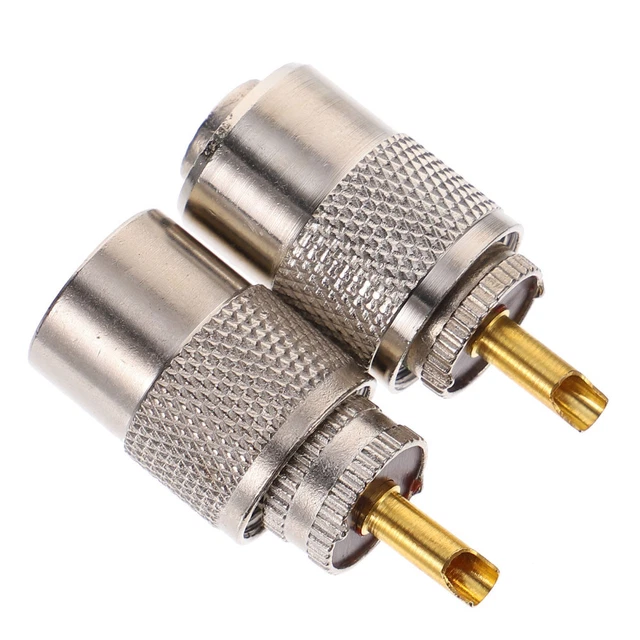 2 SETS CONNECTOR Coaxial Cable Solder for Rg58 Adapter Plug £5.65 ...