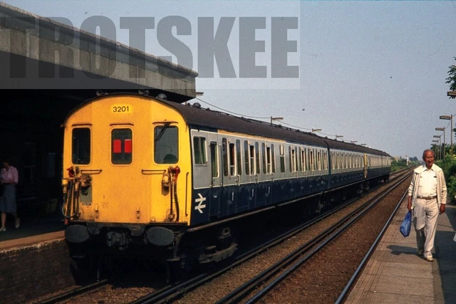 35MM SLIDE BR British Rail Electric EMU Class 414 3201 Goring-by-Sea ...