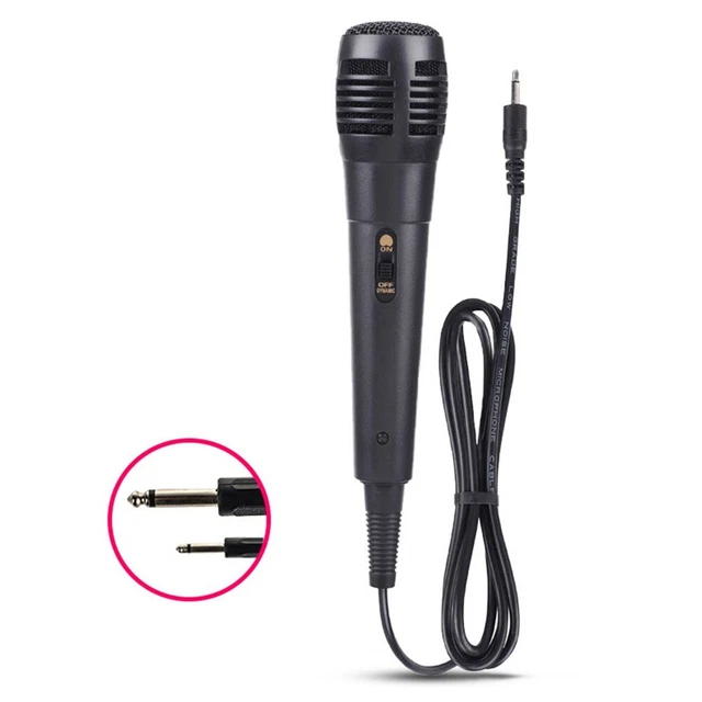 MICROPHONE DYNAMIQUE FILAIRE avec isolation acoustique pour réduire le ...