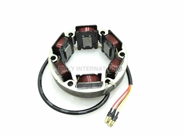12V 4 WIRE Alternator Stator Coil Compatible With Royal Enfield Bullet ...