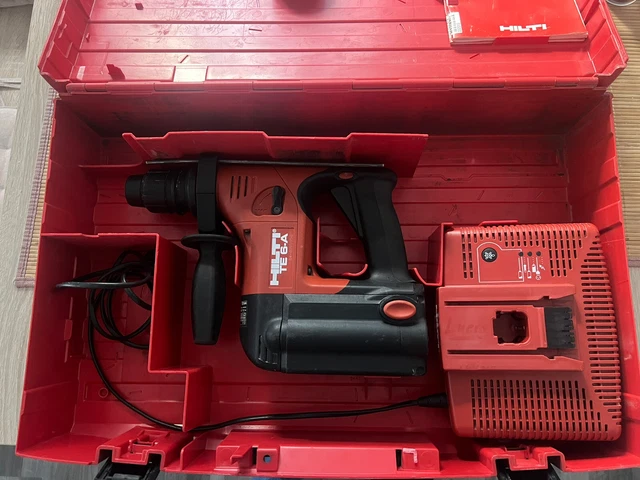 HILTI TE 6 A-36 Akku Bohrhammer Ladestation & ein AKKU 36 Volt - Funktionsfähig EUR 300,00 ...