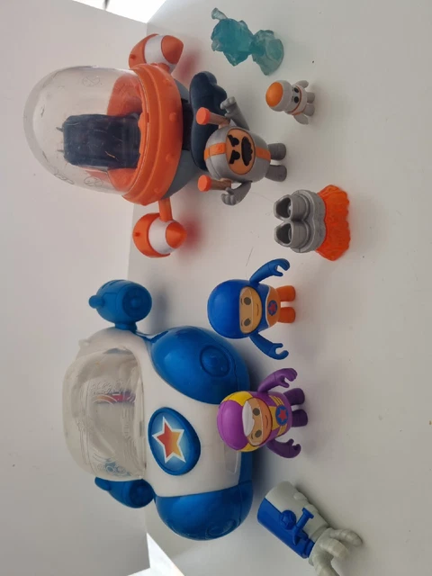 CBEEBIES GO JETTERS Vroomster And Glitch Grimbler Ship, Figures ...
