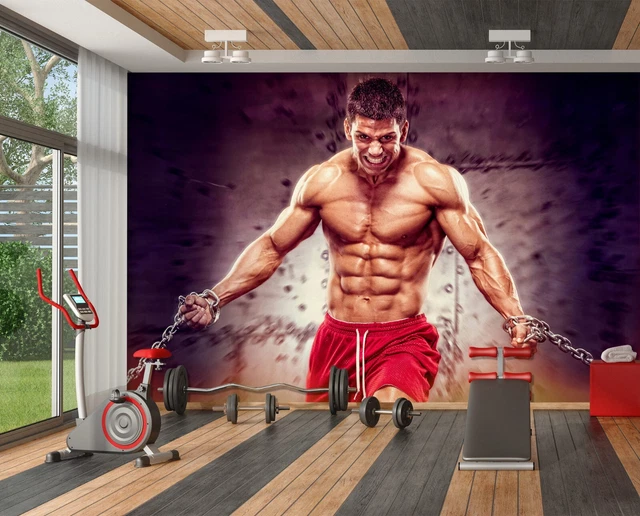 3D MUSCLE BOY 4575NA Wallpaper Wall Murals Removable Wallpaper Fay EUR ...