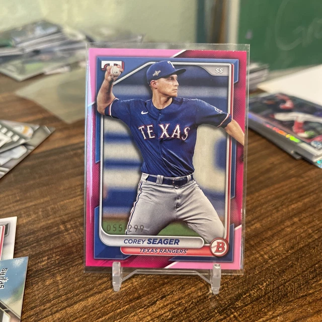 COREY SEAGER 2024 Bowman rose 55/299 EUR 16,76 - PicClick FR
