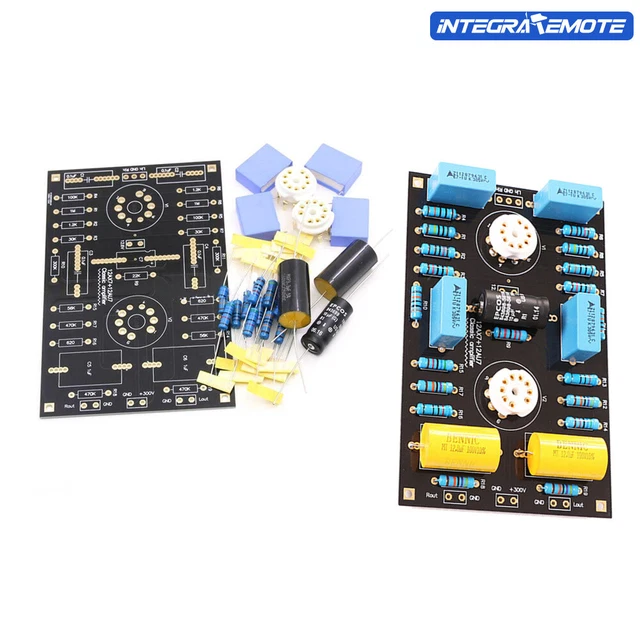 HIFI 12AX7/12AU7 TUBE Preamplifier Preamp Board Kit Base On Marantz 7 ...