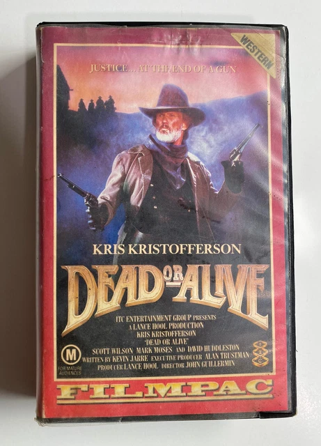 DEAD OR ALIVE (aka The Tracker) [VHS] Fimpac 1988 Ex-Rental Video Tape ...