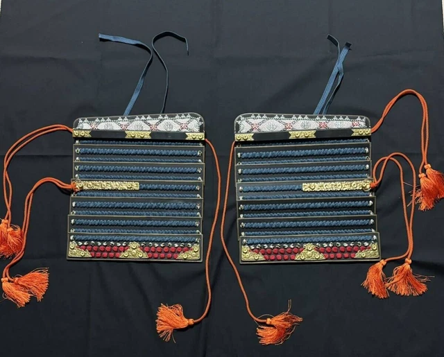 SODE OOSODE YOROI Shoulder kabuto Armor samurai Antique item iron japan ...