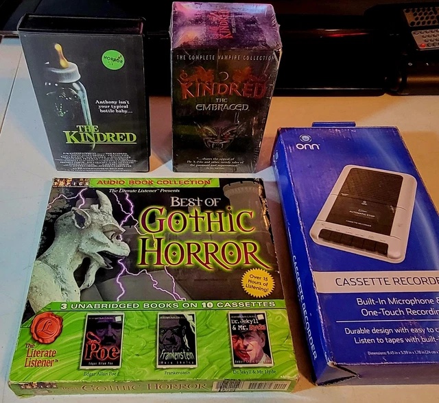 THE KINDRED VHS Horror Lot / Gothic Horror 10 Cassette Tape Audio ...