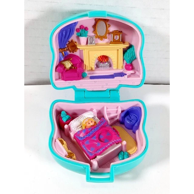 POLLY POCKET CUDDLY Kitty Compact Playset 1993 Vintage Compact & Doll ...