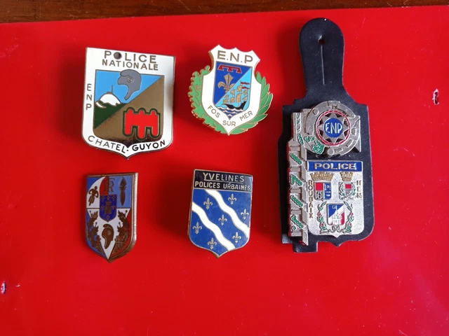LOT DE 5 Insignes Police EUR 6,00 - PicClick FR