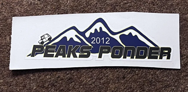 CLASSIC MINI STICKER Peaks Ponder Event Cooper S 1000 GT 1275 850 MK1 2 ...