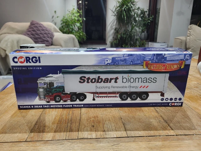 CORGI CC13756 SCANIA R (Rear Tag) Moving Floor Trailer - Eddie Stobart ...