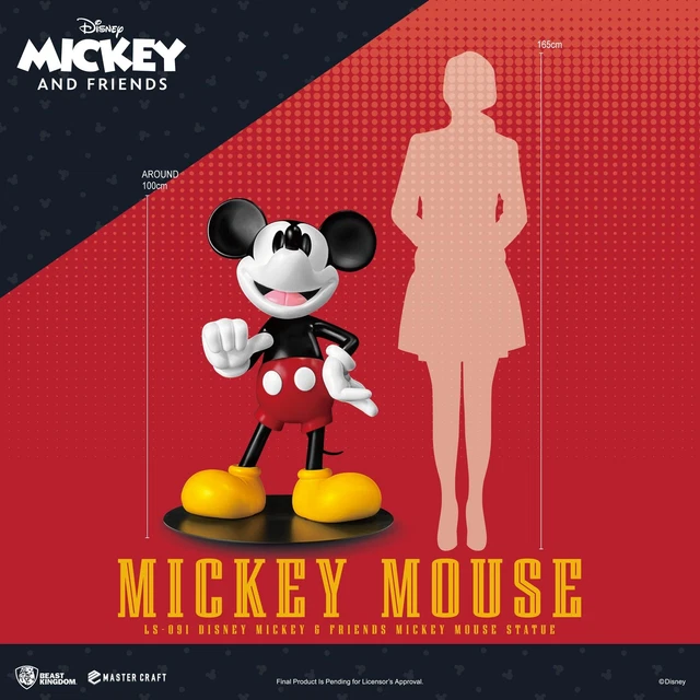 DISNEY MICKEY MOUSE Life Size Statue 1:1 Collectible Prop Display £ ...