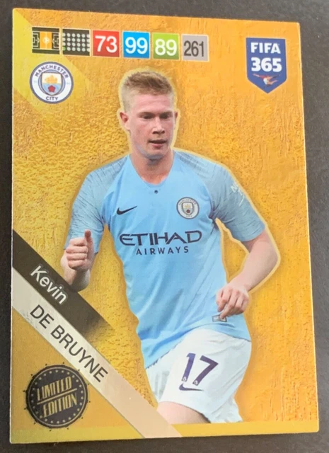 PANINI ADRENALYN XL 2019 - Kevin De Bruyne - Limited Edition - No 261 ...
