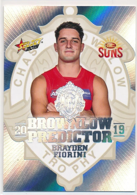 2019 SELECT FOOTY Stars Platinum Brownlow Predictor Gold Coast Brayden ...